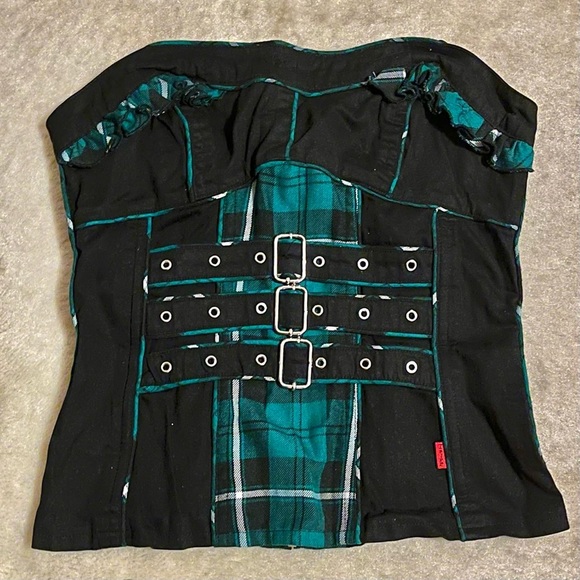 Tripp nyc | Tops | Tripp Plaid Corset Top | Poshmark